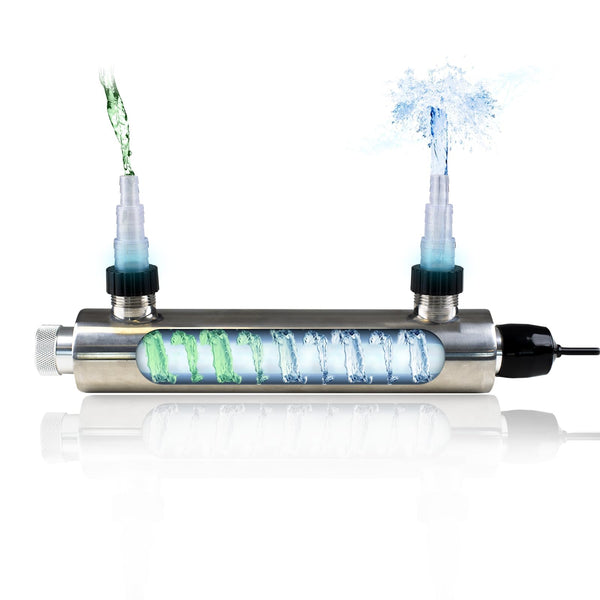 24W Inline UV Light for Aquarium 75 Gallon / 1000 Gallon, UV Light for