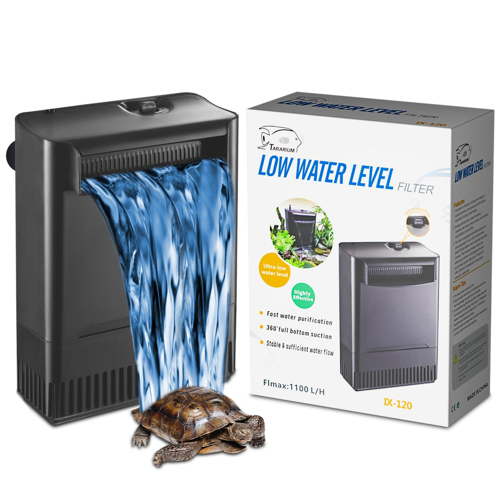 IX-120 Turtle Tank Filter Aquarium Filter Power Adjustable 30-55 Gal.
